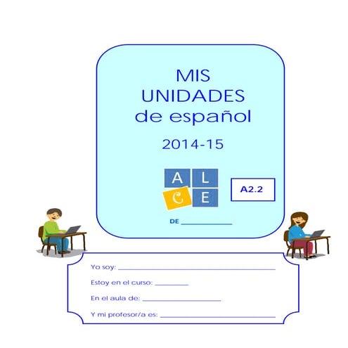 Mis unidades de español A 2.2 2014-2015 | PDF