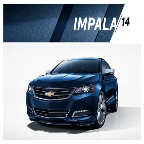 2014 Chevy Impala Brochure | Chevy Dealer Serving Egg Harbor Township | PDF