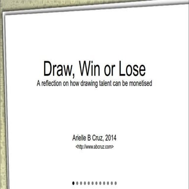 Draw, Win or Lose: a reflection on drawing talent monetisation | PPT