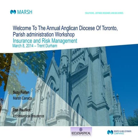 Parish Leadership 2014: Insurance and Risk Management | PPT