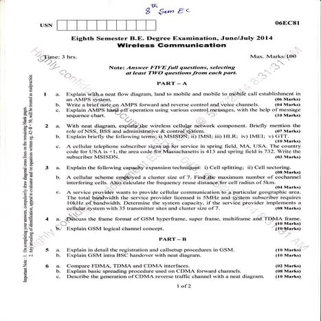8th Semester (June; July-2014) Electronics and Communication ...