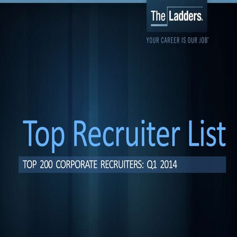 TheLadders Top Recruiter List: Top 200 Corporate Recruiters for Q1 2014 ...