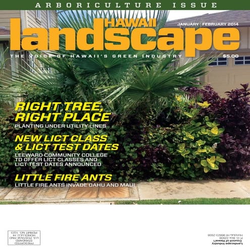 LICH Landscape Hawaii Magazine - January/February 2014 Issue | PDF