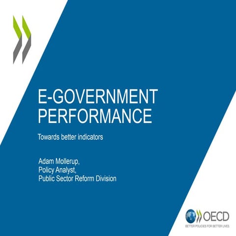 OECD GOV e-government performance | PPT