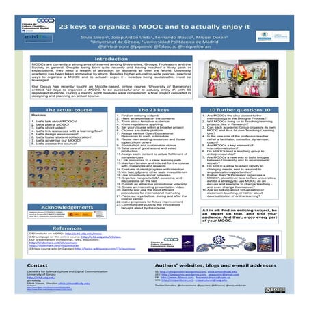 Science communication in the digital era. MOOCs: a tool for its ...