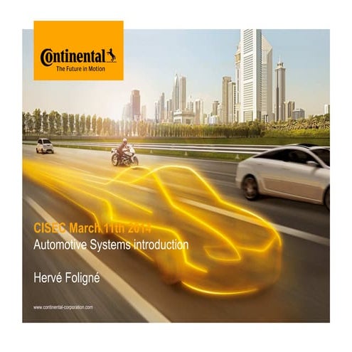 20140311 cisec-automotive systems | PPT