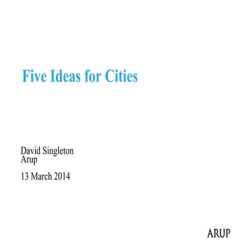 Cities of the future | PPTX