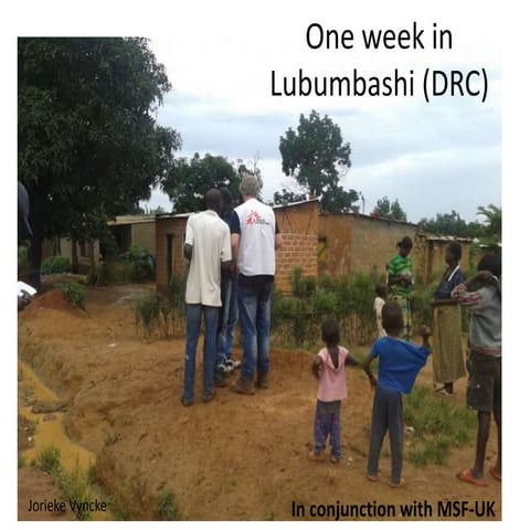 One week of mapping in Lubumbashi (DRC) | PPTX