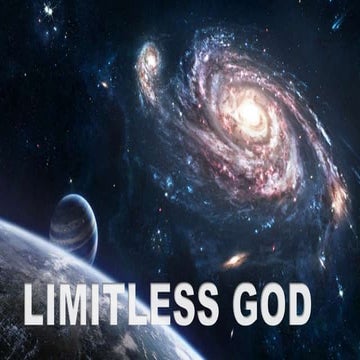 Limitless God | Francois van Niekerk | 4 May 2014 | PPT