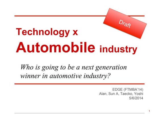 BYD electric cars & strategy | PPT