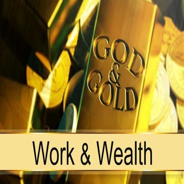 Work and Wealth | Francois van Niekerk | PPT