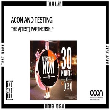 ACON HIV testing update | PPT