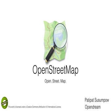 20140626 Introduction to OpenStreetMap | PPT