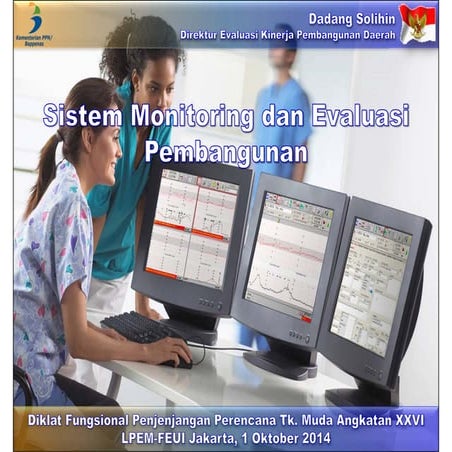 Sistem Monitoring dan Evaluasi Pembangunan | PPT