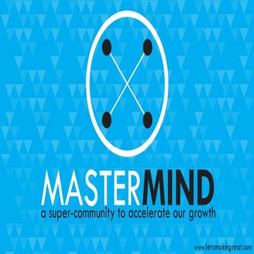 Mastermind for Startup Growth | PDF