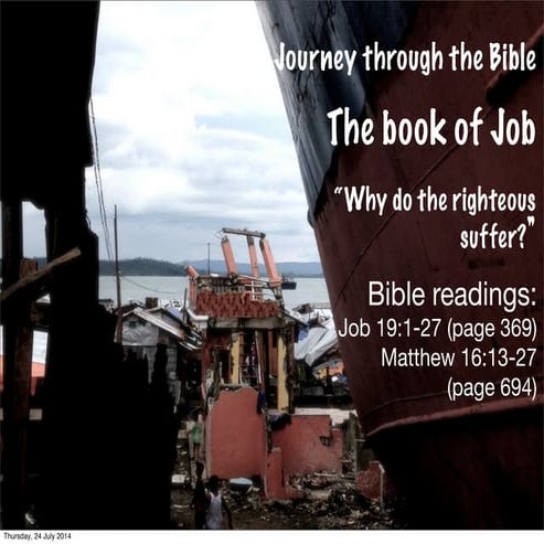 Journey Through the Bible: The Book of Job | PDF