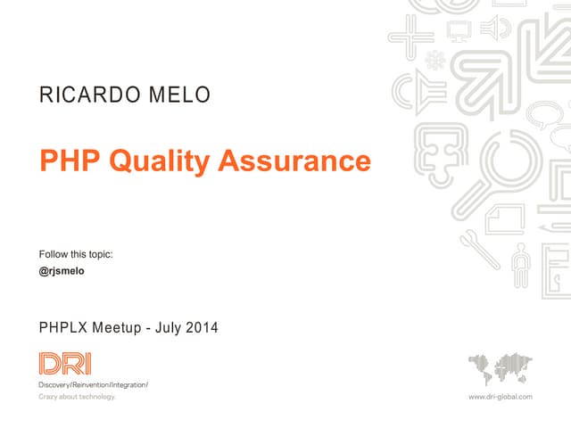 Php Qa Tools Ppt 1856
