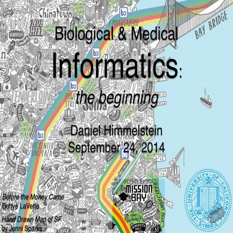 Welcoming to incoming bioinformatics students at UCSF | PPT