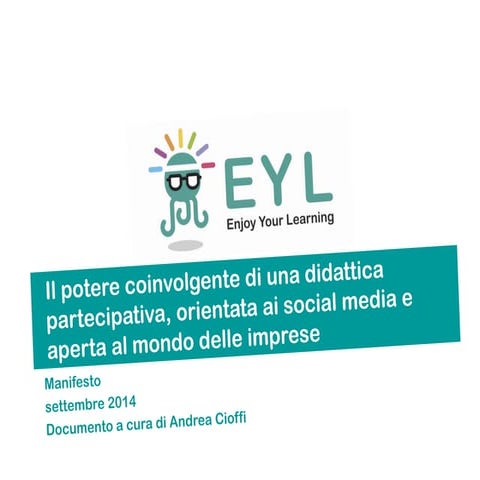 Enjoy Your Learning - Manifesto | PDF