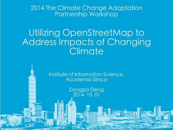 Short Intro to OpenStreetMap | PPT