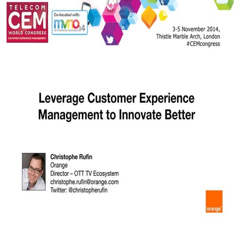 Leverage Customer Experience Management to Innovate Better | PPTX