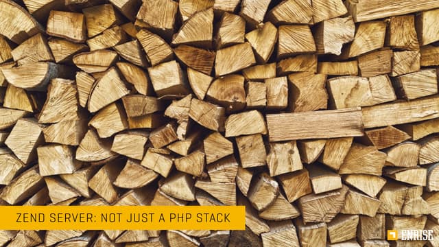 Zend Server: Not just a PHP stack | PPT Zend Server: Not just a PHP stack | PPT