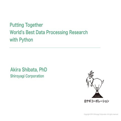 Pydata Nyc By Akira Shibata Ppt