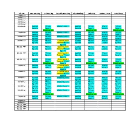 Program Timetable | PDF