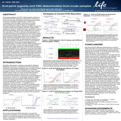 End-point zygosity and CNV determination from crude samples | PDF