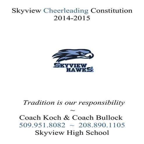 2014 cheer constitution | DOC