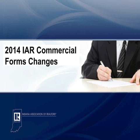 2014 Commercial Forms Changes | PDF