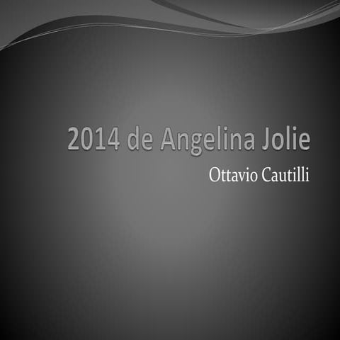 2014 de Angelina Jolie | PPTX