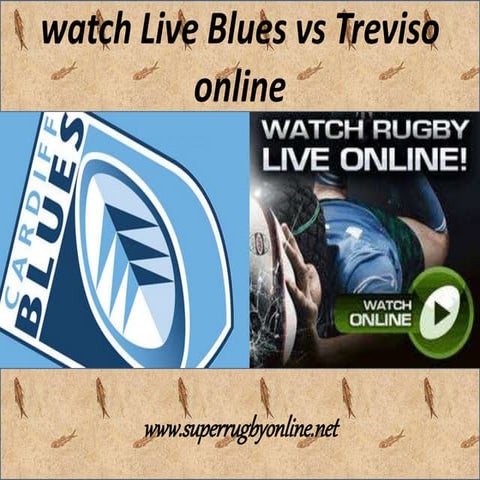 2014 don’t miss watch big rugby match blues vs treviso | PPTX