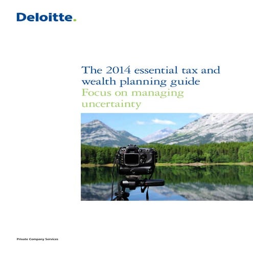 2014 essential tax and wealth planning guide | PDF