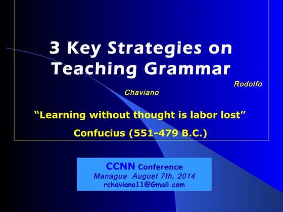 Teaching Grammar | PPT