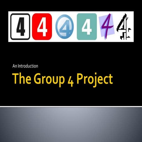 2014 group 4 project overview | PPTX