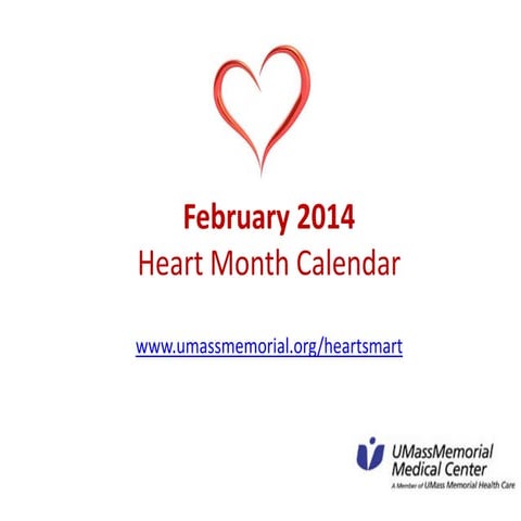 Heart Month 2015 - 28 Ways to Love Your Heart | PPT