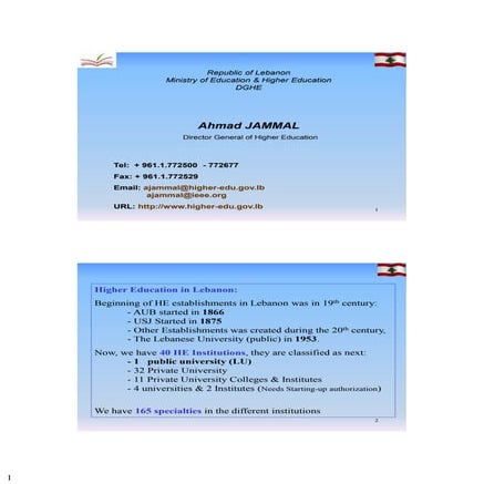 2014 HE System in Lebanon | PDF