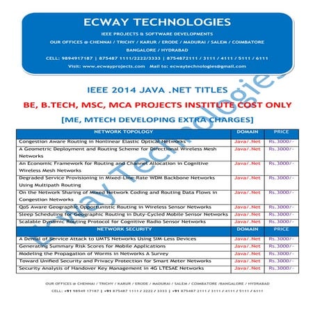 2014 IEEE DATA MINING PROJECTS | PDF