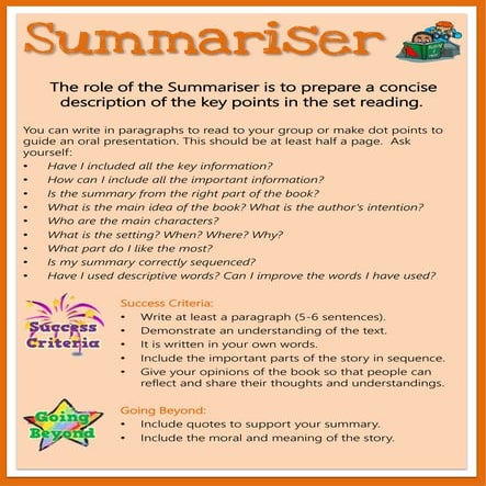 Literature Circles Roles @ TPS | PPTX