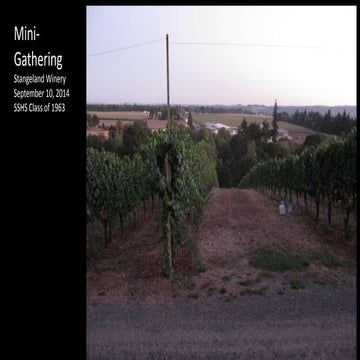 2014 mini winery reunion | PPT