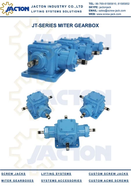 Jacton Electromechanical Co.,ltd presentations