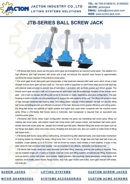 Electric synchronization precision screw jack system, motor synchro ...