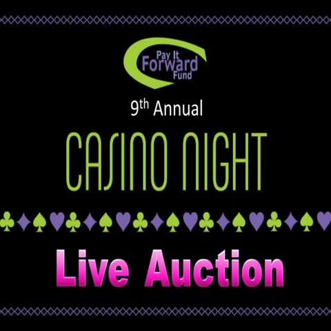 2014 piff auction click through | PPTX