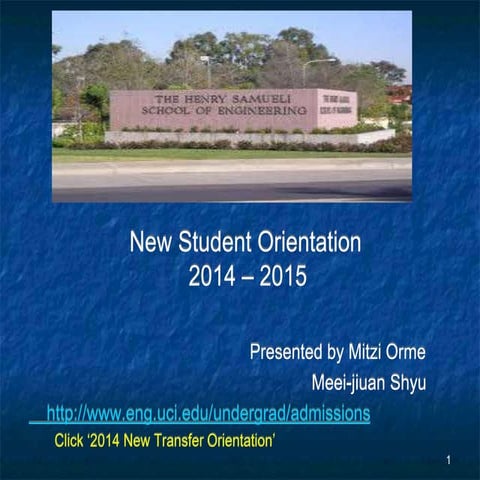 2014 Presentation for New Transfer Orientation.ppt