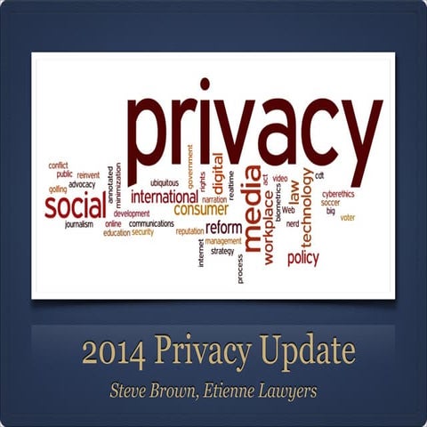 2014 Australian Privacy Laws Update | PDF