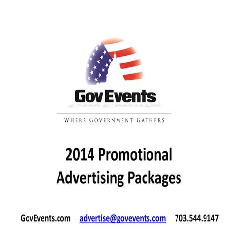 Promote Events, Products or Services to the Government and Military | PDF