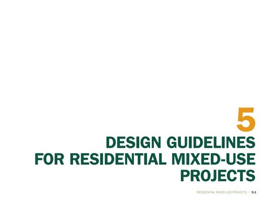 Chapter 5 mixed use design guidelines | PDF | Developmental Sites ...
