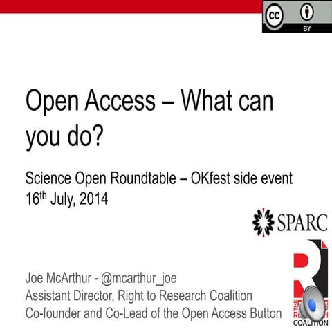 July 2014 Science Open Presentation | PPTX