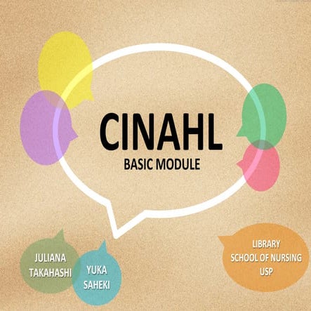 Tutorial CINAHL: basic module | PDF